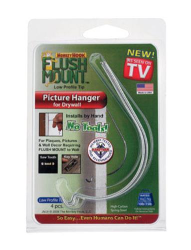 Flush Mount Monkey Hook Picture Hanger 15 Lb.