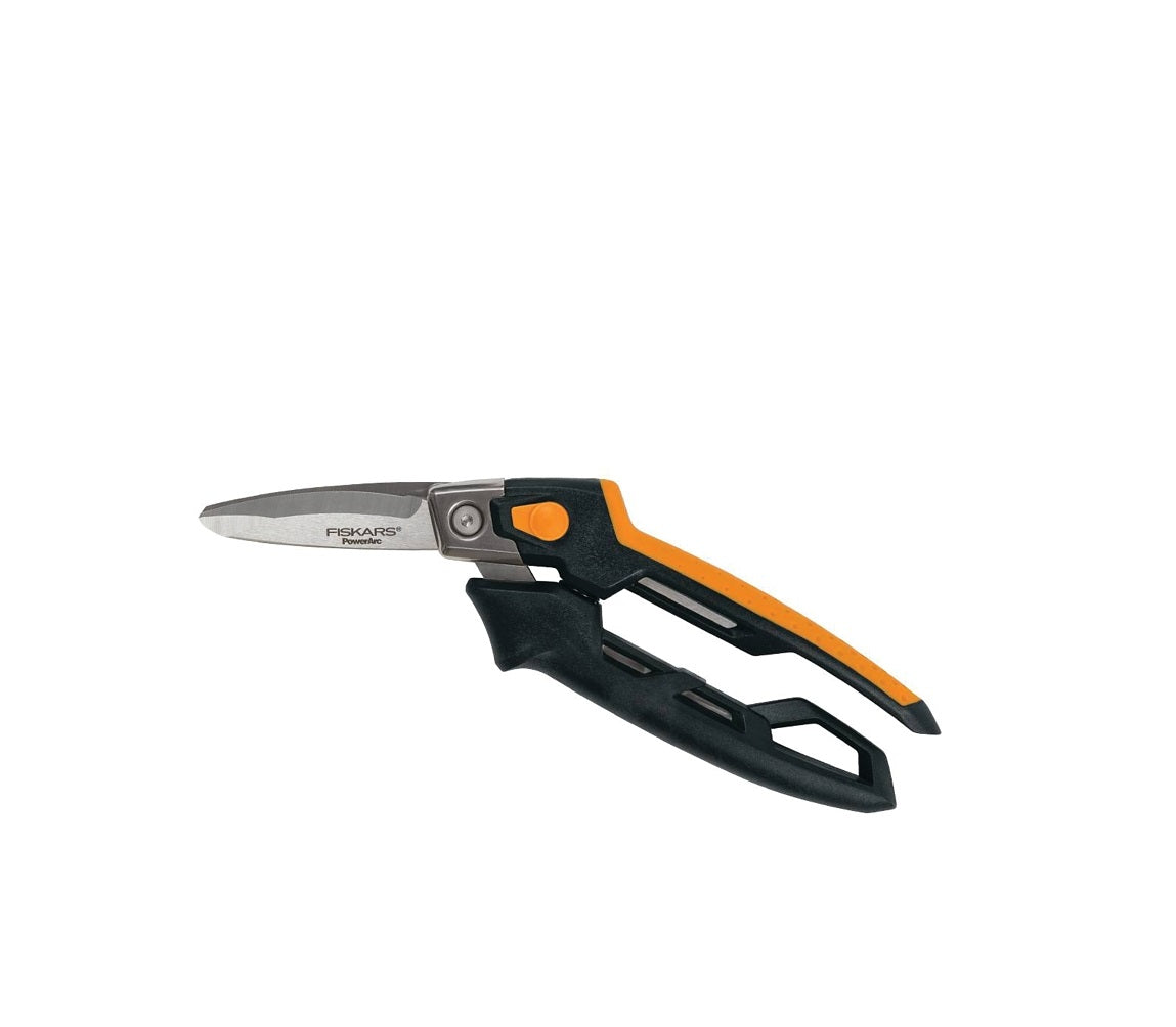 Fiskars 710300-1002 PowerArc Series Utility Snip, Stainless Steel Blad ...