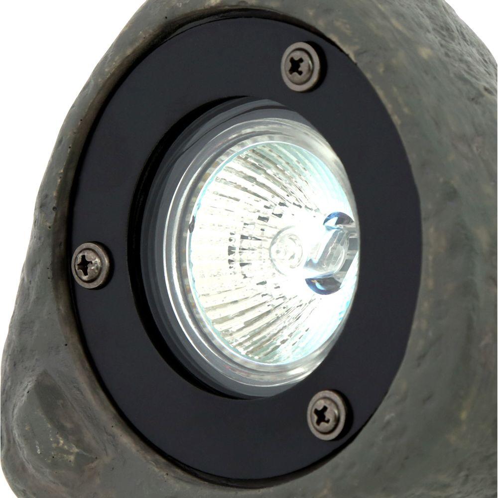 Moonrays® 95828 Low Voltage Rock Spotlight Path Light, Stone Color, 20 ...