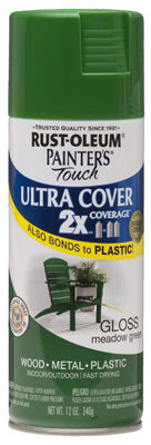 Rust-Oleum® Painter's® Touch 2x Spray Paint, 12 Oz, Gloss Meadow Green ...