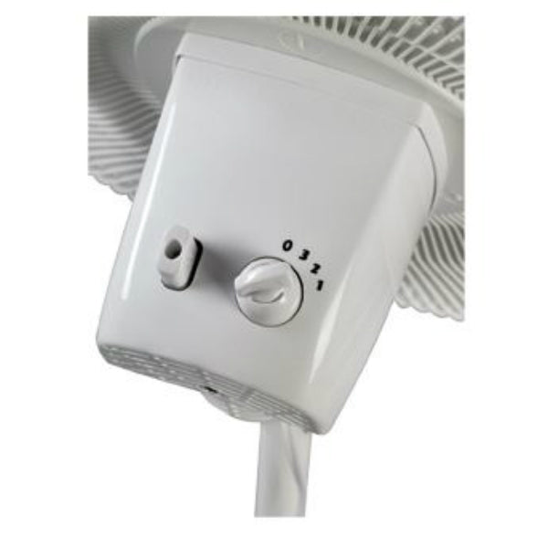 Lasko® 2520 Oscillating Stand Fan with 3 Quiet Speeds, White, 16 ...