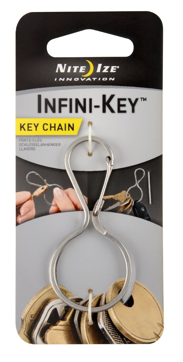 Nite Ize® KIC-11-R3 Infini-Key™ Key Chain, Stainless Steel – Toolbox Supply