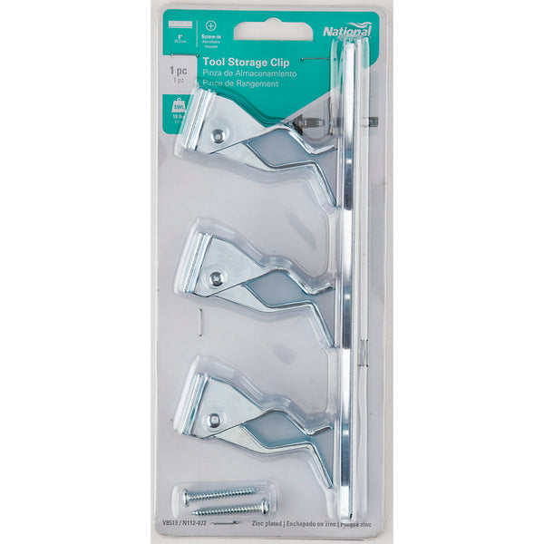 National Hardware® N112-072 Spring-Loaded Tool Storage Clips, Zinc Pla ...