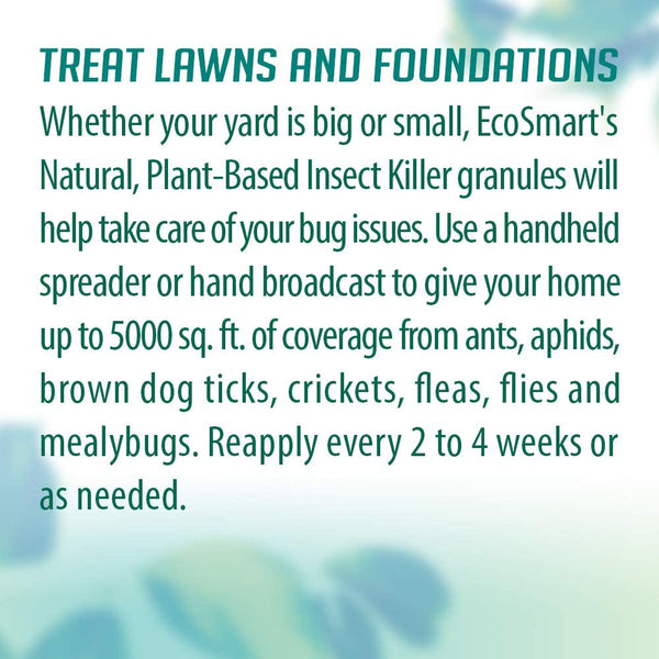 EcoSmart 33611 Insect Killer Granules, Up To 5000 SQFT, 10 Lbs ...