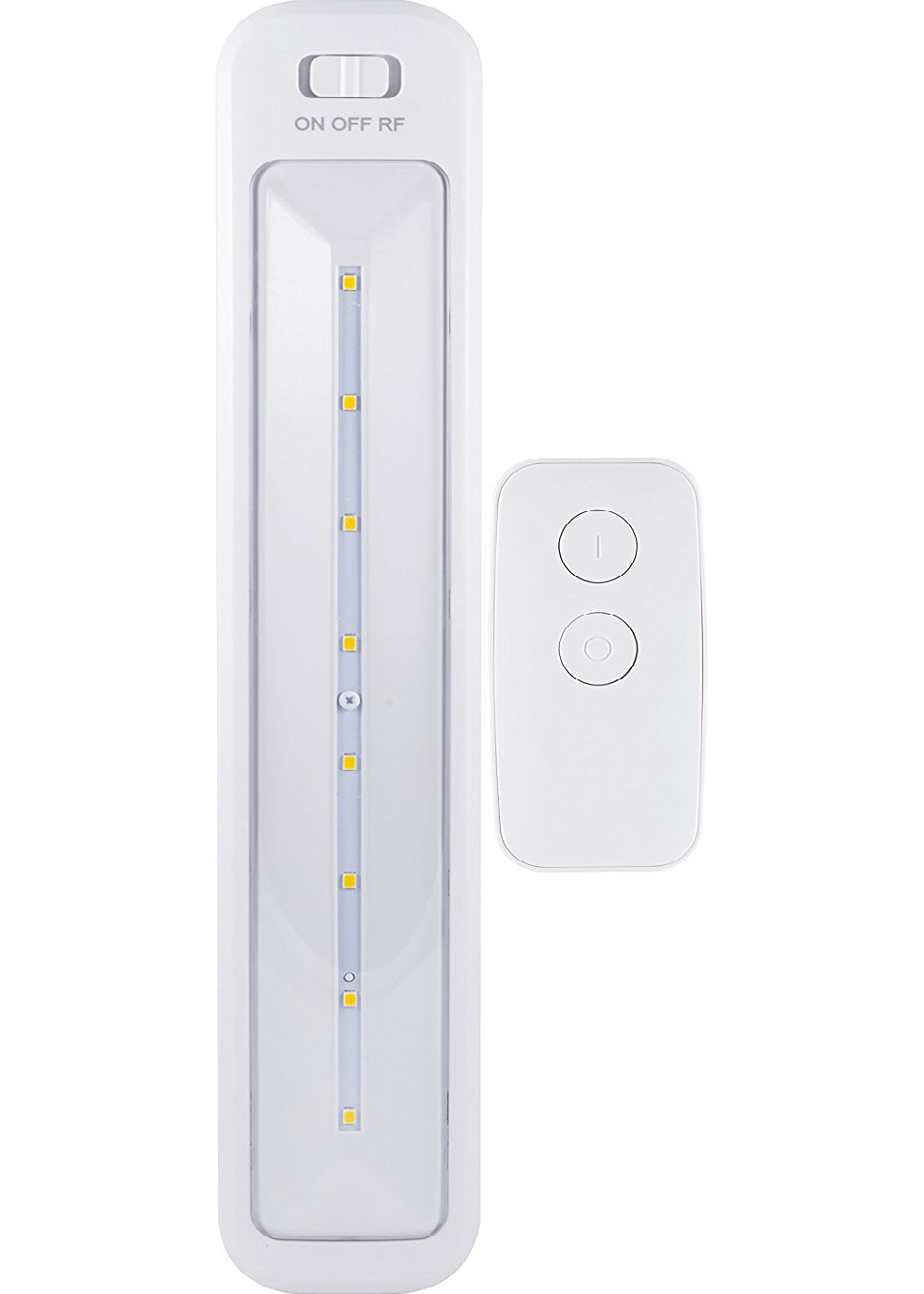 GE 17448 Battery-Operated Wireless Remote-Control LED Light Bar, White ...