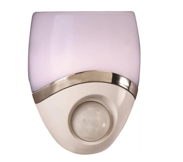 Amertac 73092CC LED Motion Activated Night Light, 120 Volt, White ...