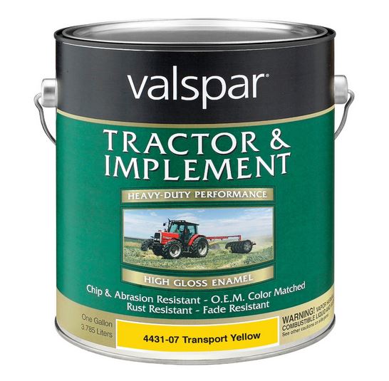 Valspar 018.4431-07.007 Tractor & Implement Paint, 1 Gallon – Toolbox ...