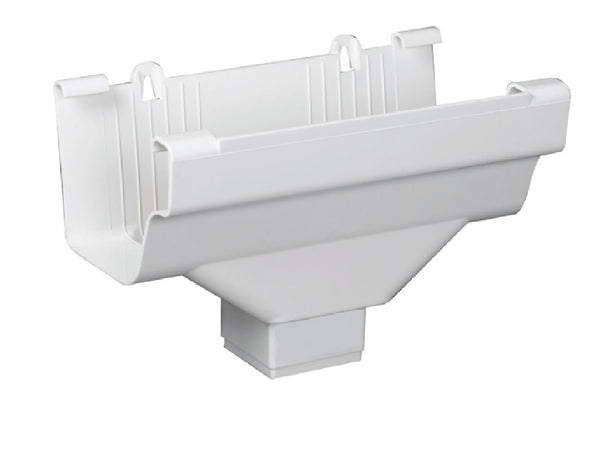 Amerimax M0706 Traditional Gutter Drop Outlet, White – Toolbox Supply