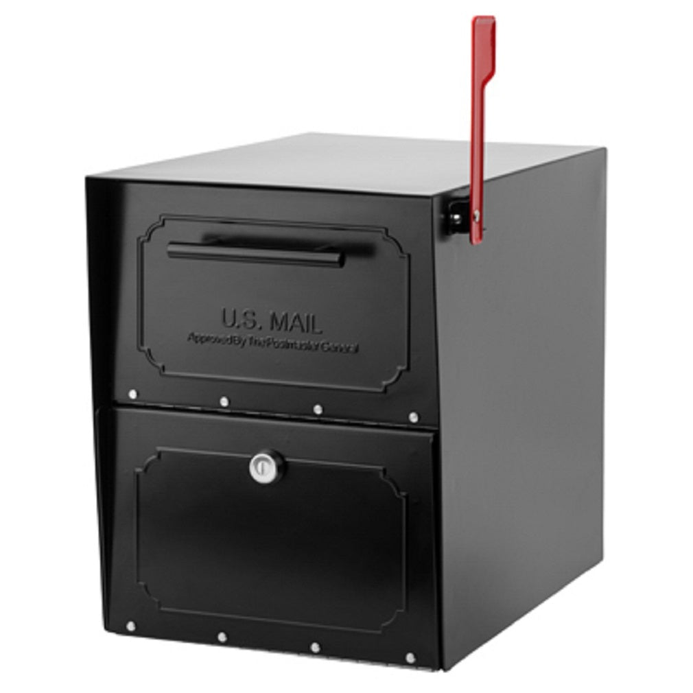 Architectural Mailboxes 620020B-10 Oasis Tribolt Black Parcel High Sec ...