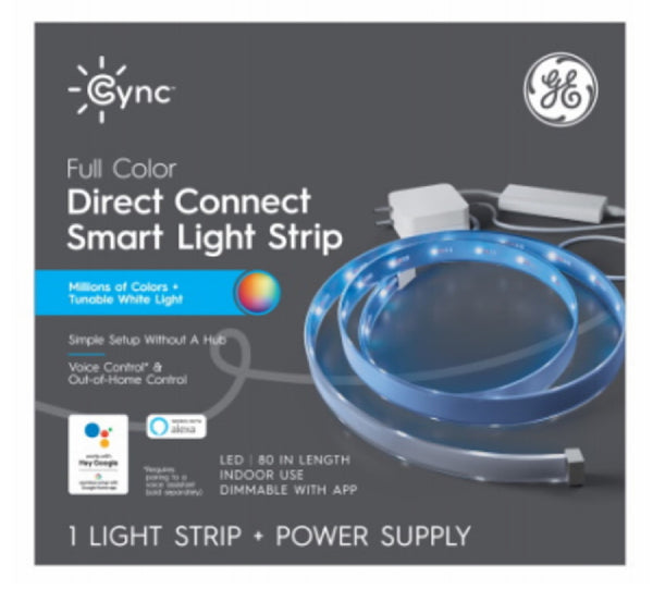 GE 93128989 Full Color Smart Light Strip, 80 Inch – Toolbox Supply