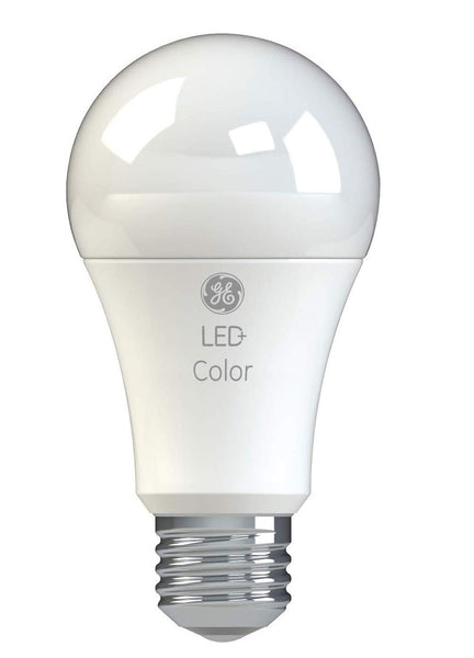 GE Lighting 93100289 A19 LED+ Color Changing LED Light Bulb, 9 Watts ...