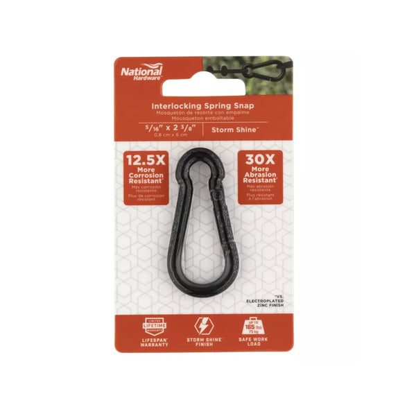 National Hardware N820-111 Interlocking Spring Snap, 5/16 Inch ...