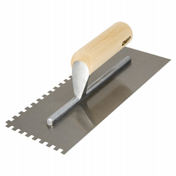 QEP 49713 Square Notch Pro Trowel – Toolbox Supply