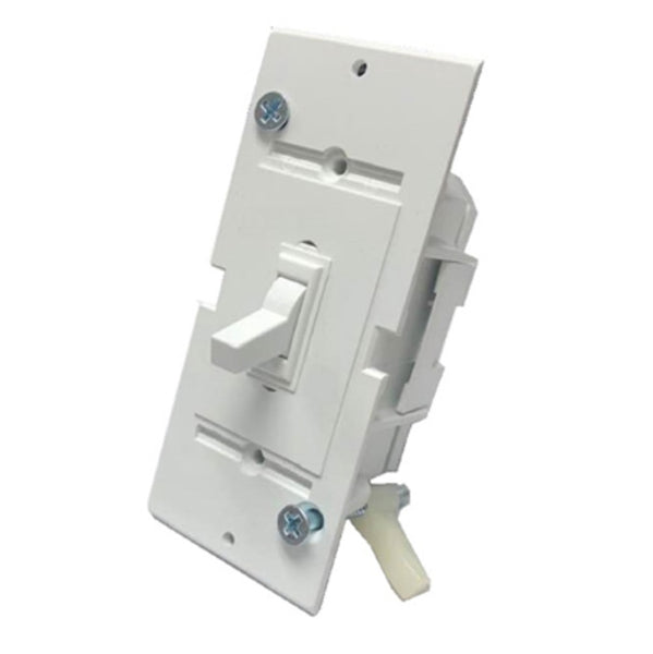 Us Hardware E-160C Single Conventional Switch, White – Toolbox Supply