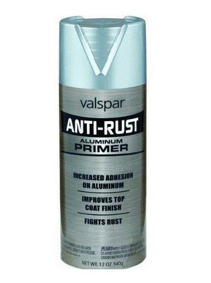 Valspar 465-68225.076 Anti-Rust Armor Spray Primer, Aluminum, 12 Oz ...