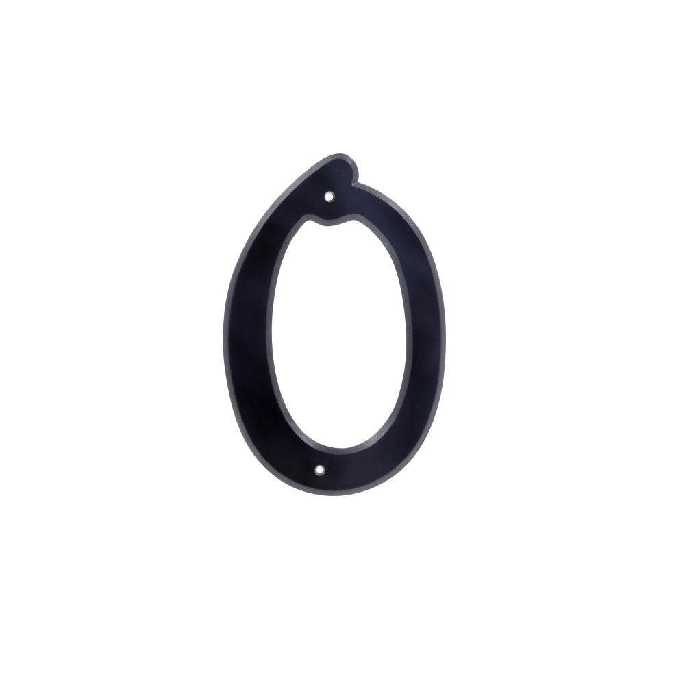 Hillman 839750 Plastic House Number 0, 4 Inch, Black – Toolbox Supply