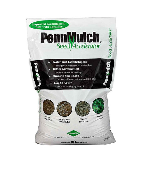 Pennmulch 23-96104 Seed Accelerator With Starter Fertilizer, 40 Lbs ...
